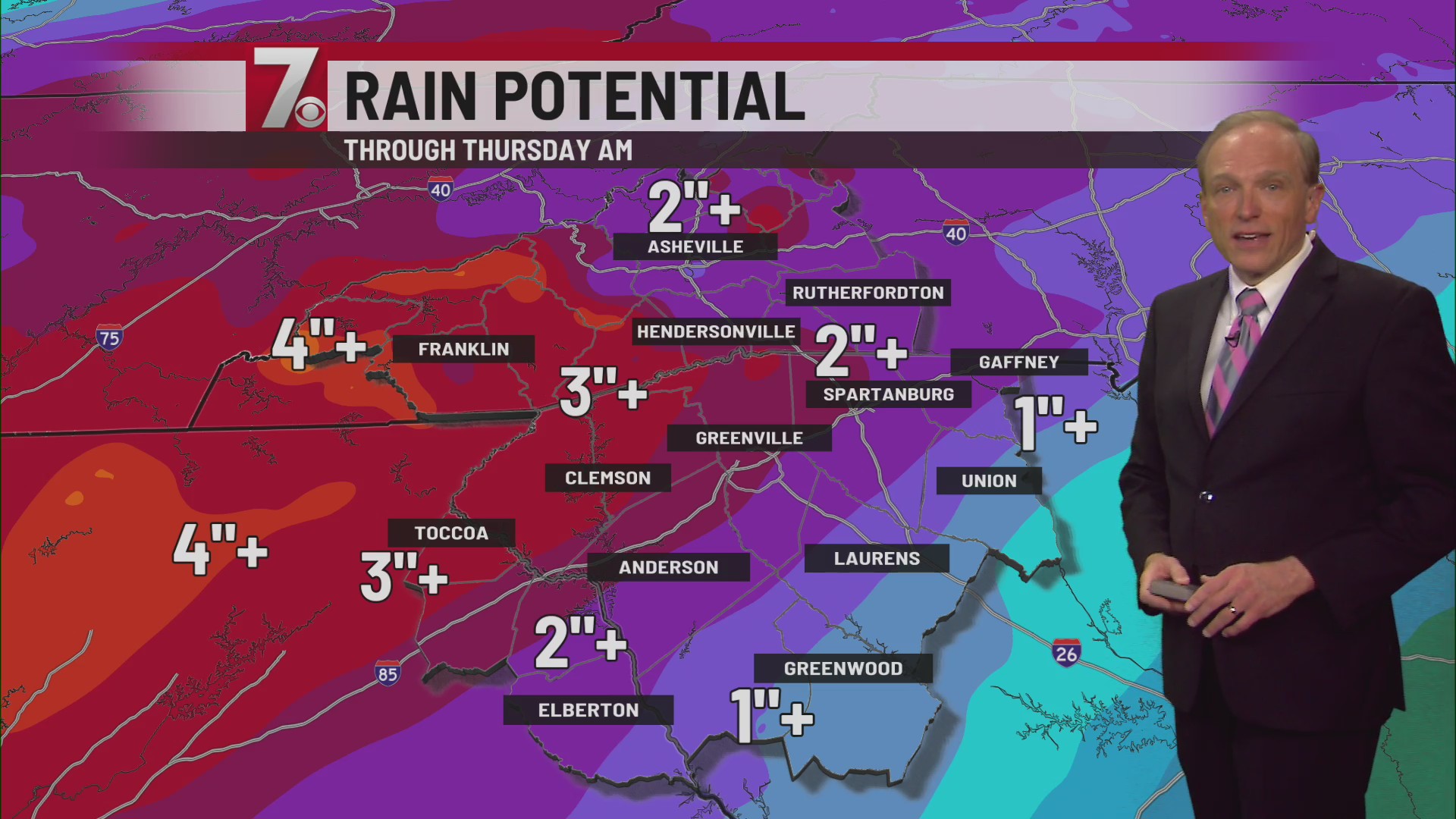 7Weather Tuesday Morning Forecast – WSPA 7NEWS