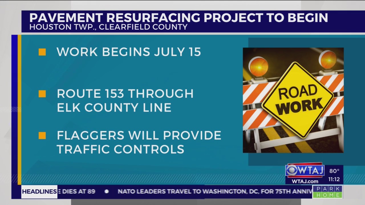 PennDOT to pave portion of Route 153, Boone’s Mountain – WTAJ – www ...