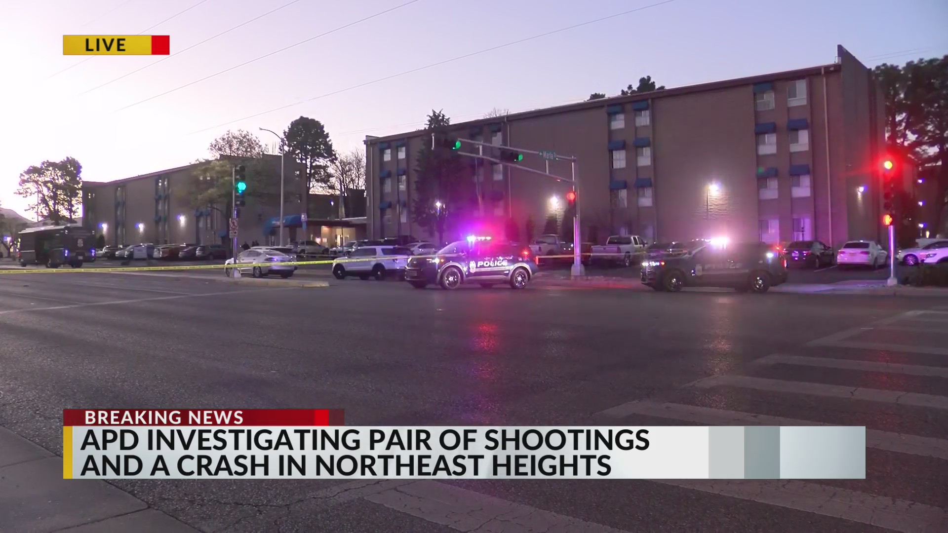 Albuquerque police investigating two shootings and a crash believed to be related – KRQE NEWS 13 ...