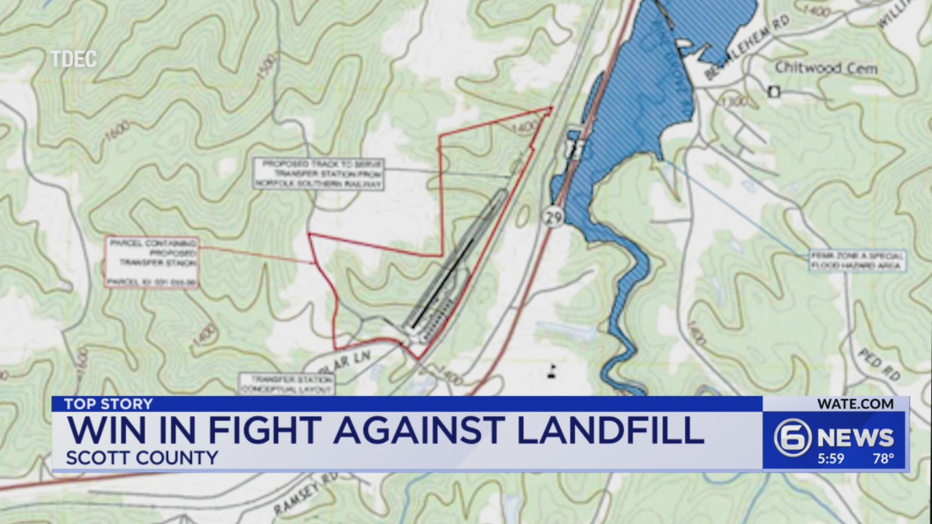 Win in fight against proposed landfill near Oneida – WATE 6 On Your Side