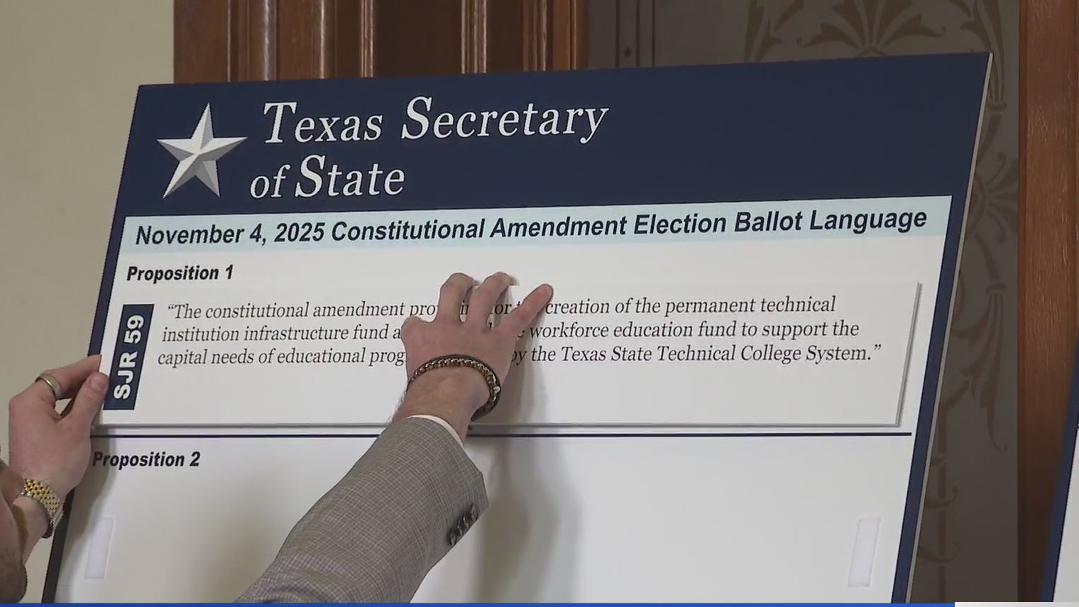 Texas secretary of state draws ballot order for 17 Constitutional ...