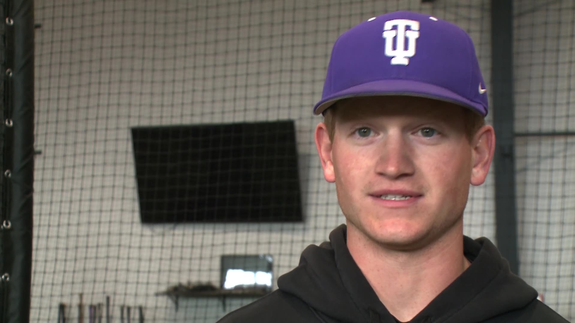 Gabel Pentecost full interview at Taylor University baseball practice ...