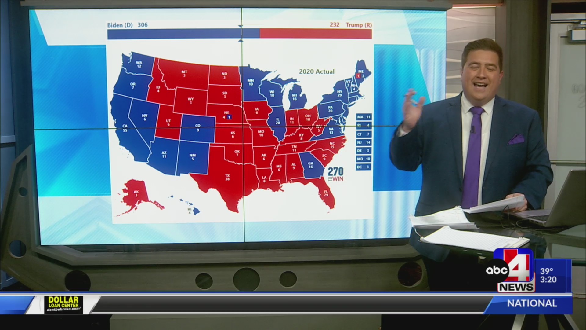 Taking a look at the predictor map for the Presidential Election – ABC4 ...