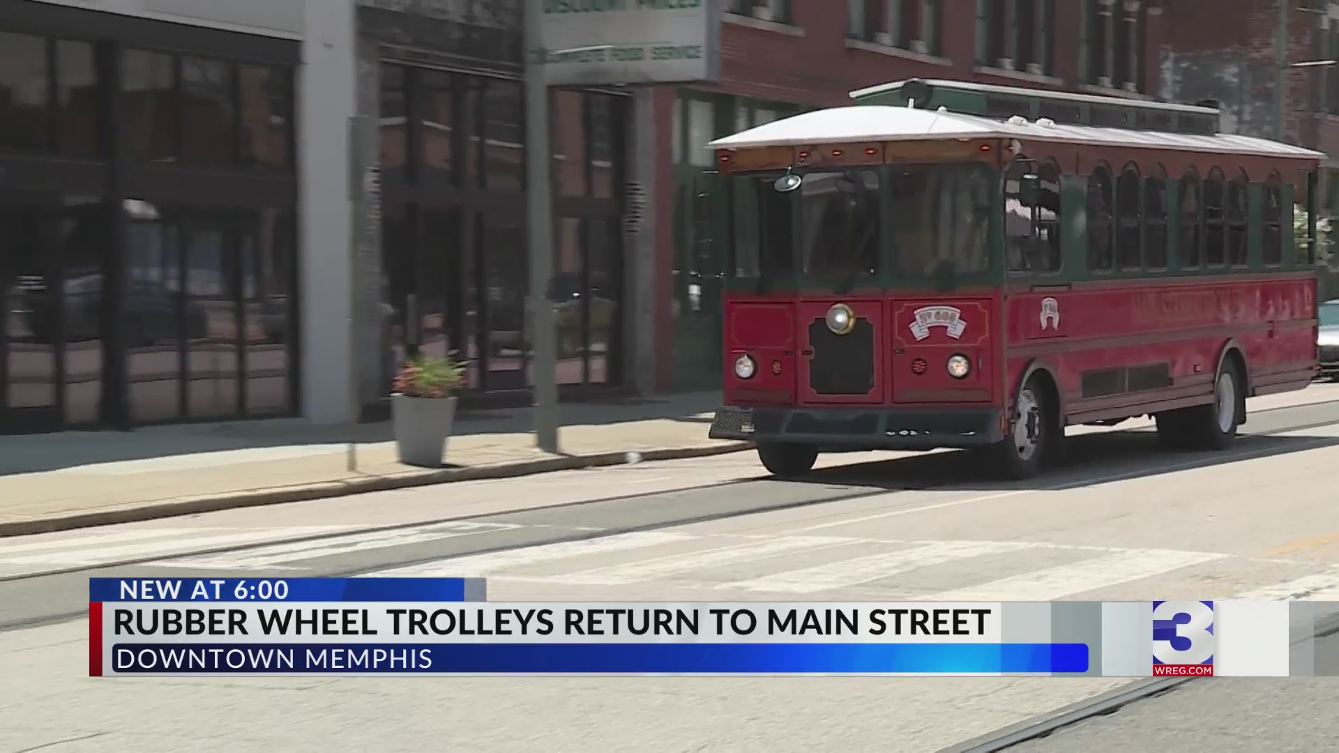 Trolley bus running downtown after years-long absence – WREG.com