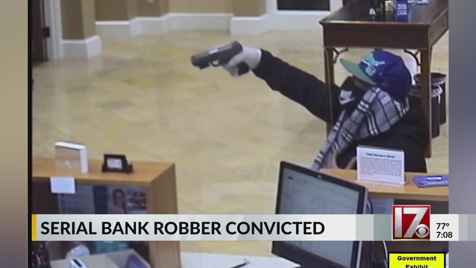 Serial bank robber from Fayetteville convicted – CBS17.com