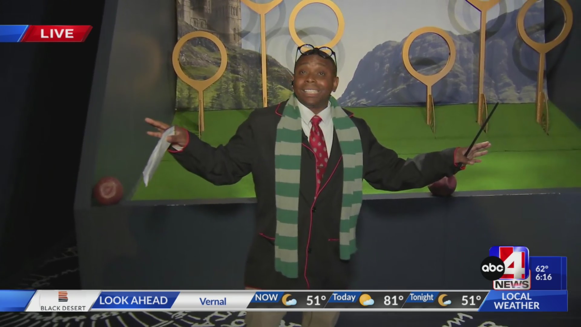 Golden snitches and golden temperatures – ABC4 Utah