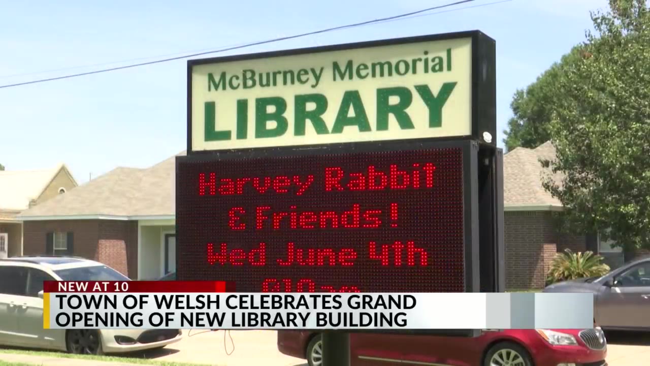 Welsh celebrates opening of new library building – KLFY.com
