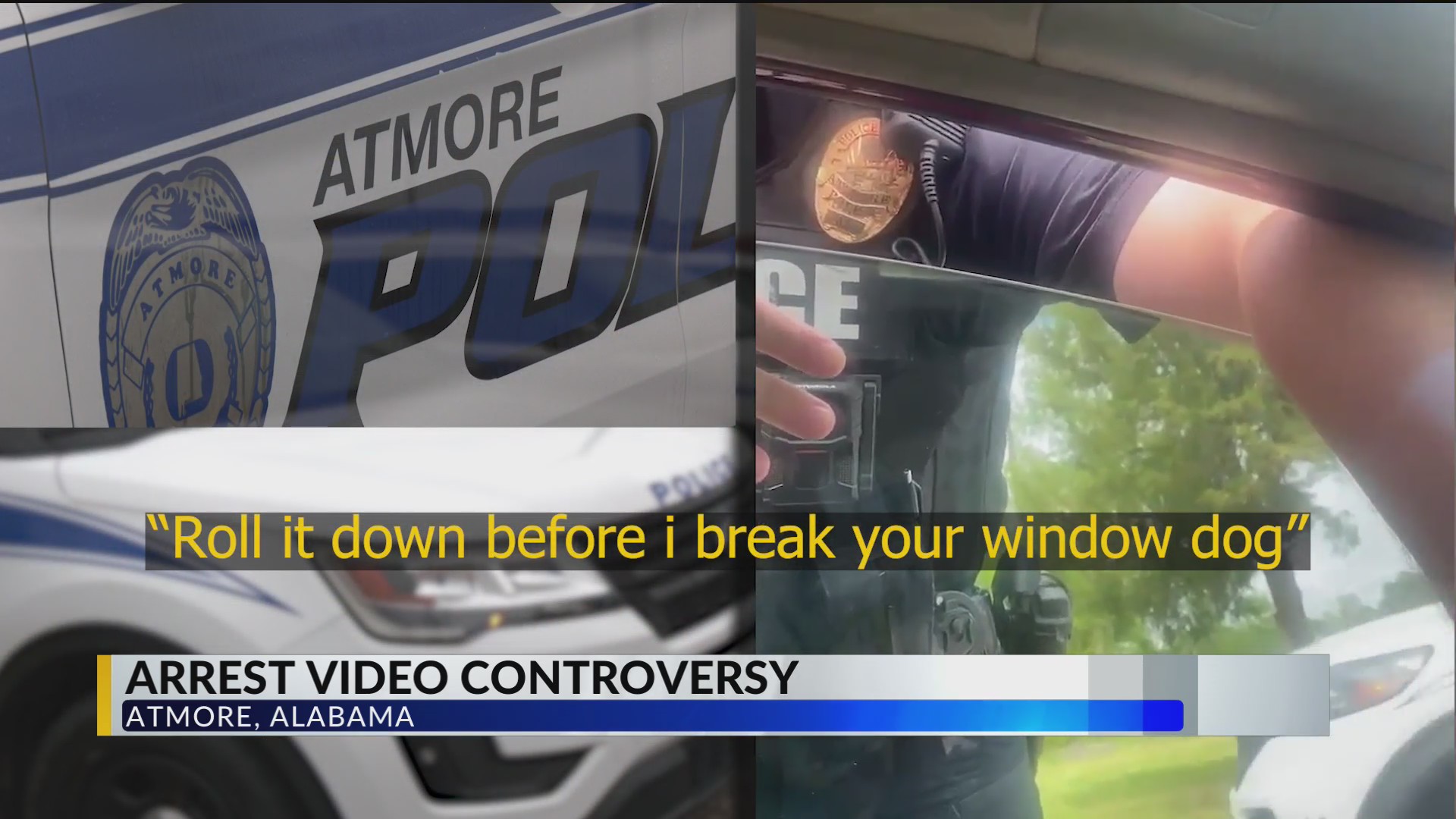 Atmore officer breaks car window during arrest – WKRG News 5