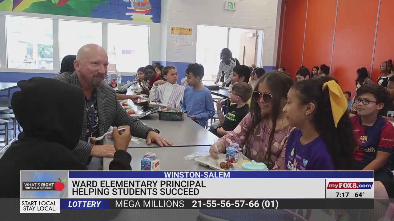Ward Elementary School principal helping students succeed – FOX8 WGHP