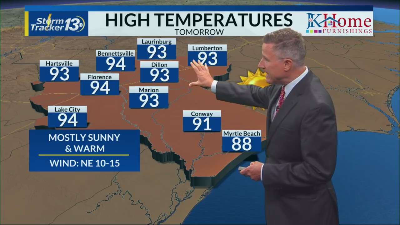 Hot weather to end the week – WBTW