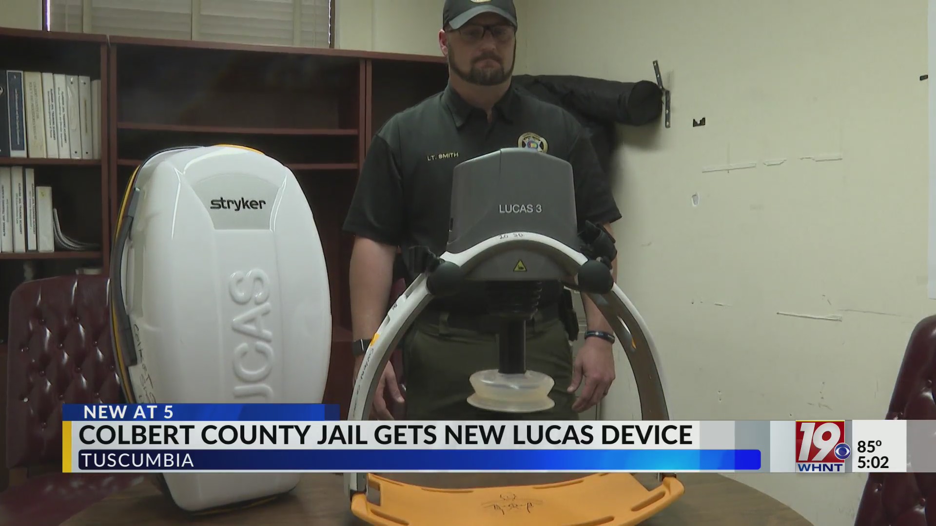 Colbert County Jail Gets New Lucas Device | April 18, 2025 | News 19 at ...