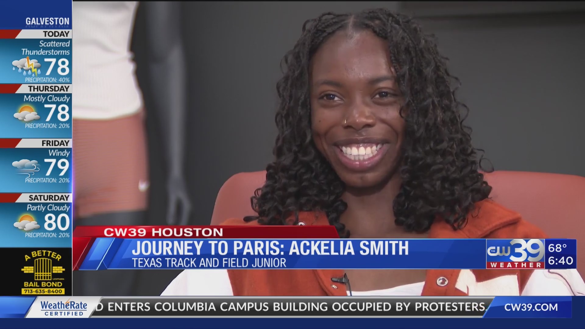 Ackelia Smith, a Texas track and field junior prepares for journey to ...