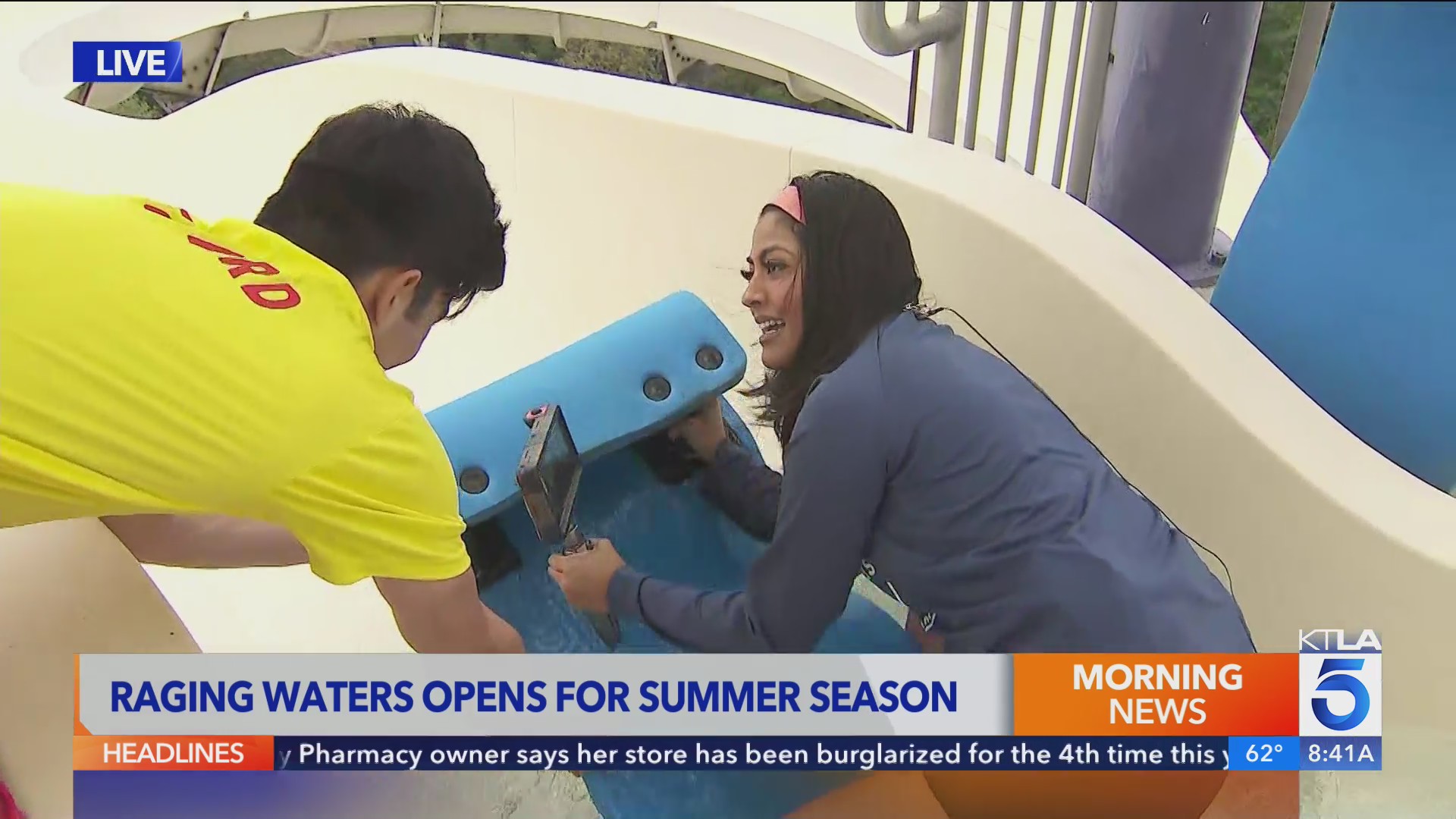 Raging Waters kicks off summer season – KTLA