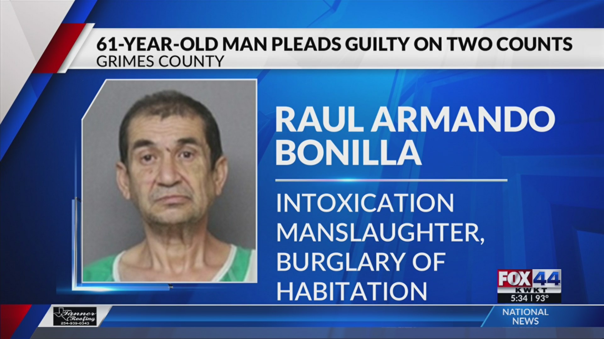 Man gets maximum penalty after burglary, fatal crash – KWKT – FOX 44