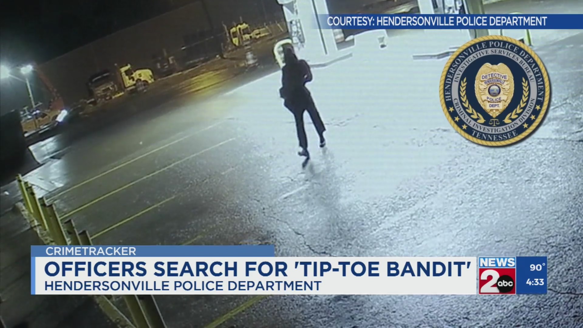 Hendersonville police search for ‘tip-toe bandit’ – WKRN News 2