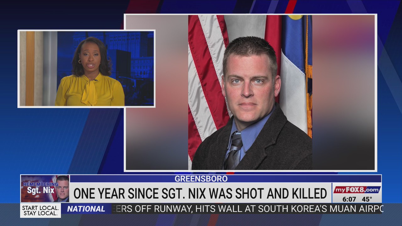 Monday marks 1 year since Sgt. Dale Nix was shot and killed – FOX8 WGHP