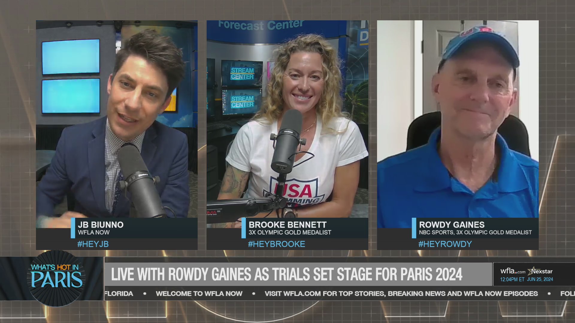 What’s Hot In Paris? Gold medalists Rowdy Gaines & Brooke Bennett talk ...