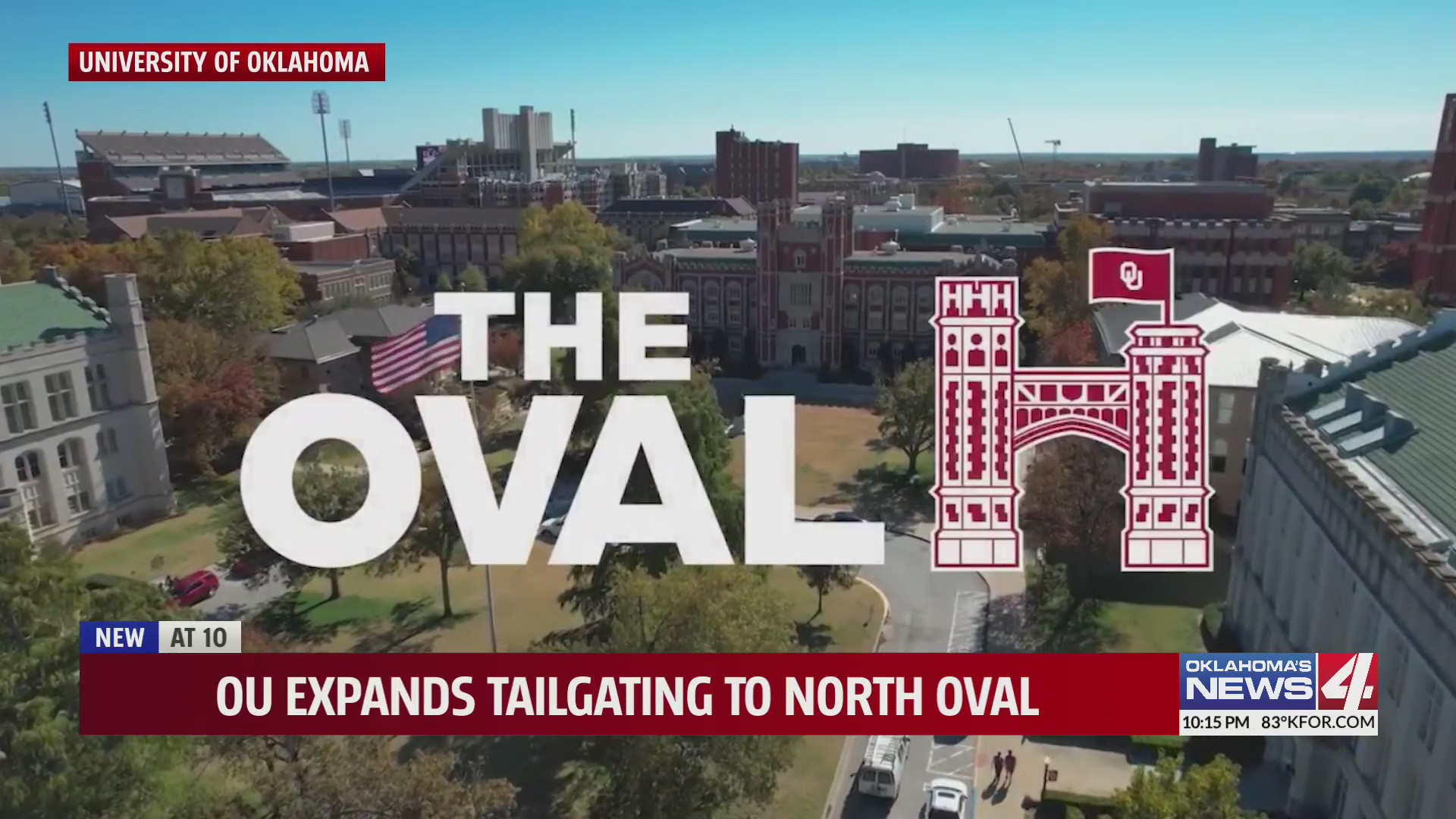 OU expands tailgating to north oval – KFOR.com Oklahoma City