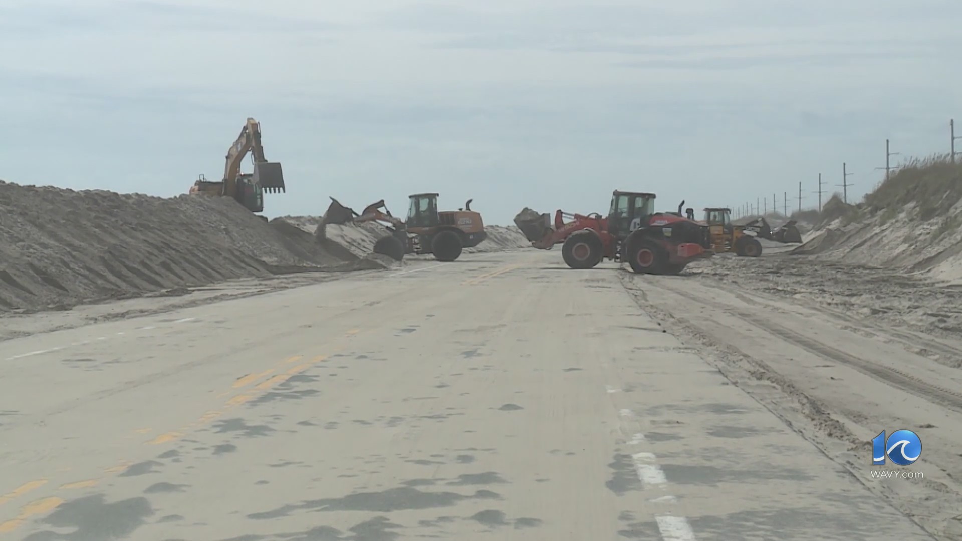 Crews continue work to fully restore NC 12 in OBX – WAVY.com