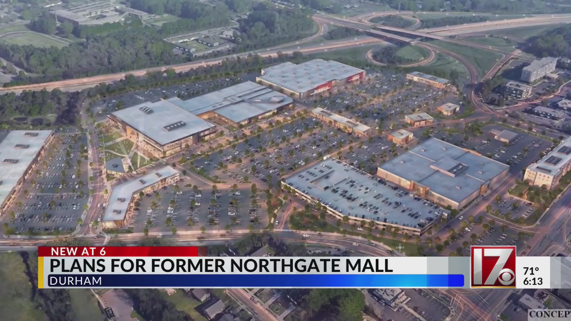 Plans for former Northgate Mall revealed in Durham – CBS17.com