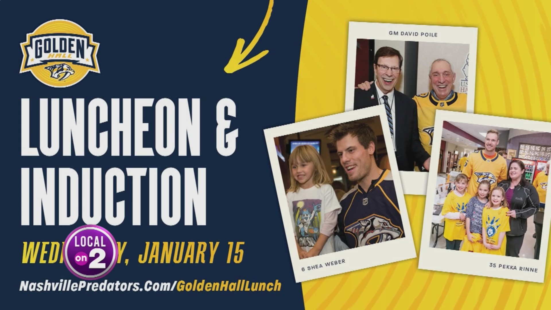 Nashville Predators: Golden Hall Induction – WKRN News 2