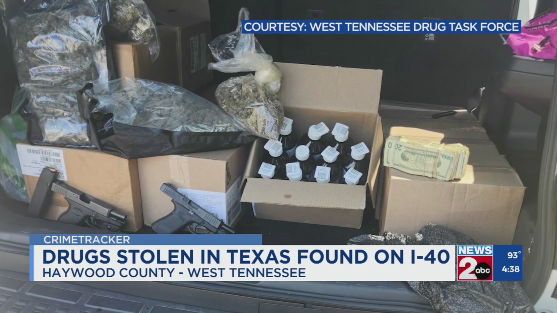 Drugs stolen in Texas found during traffic stop on I-40 – WKRN News 2