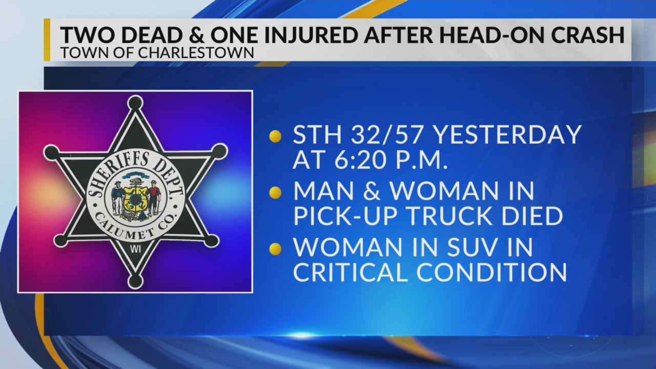 Two dead, one critically injured in head-on crash in Calumet County ...
