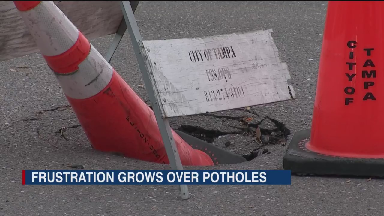 Tampa residents angered over gaping street holes – WFLA