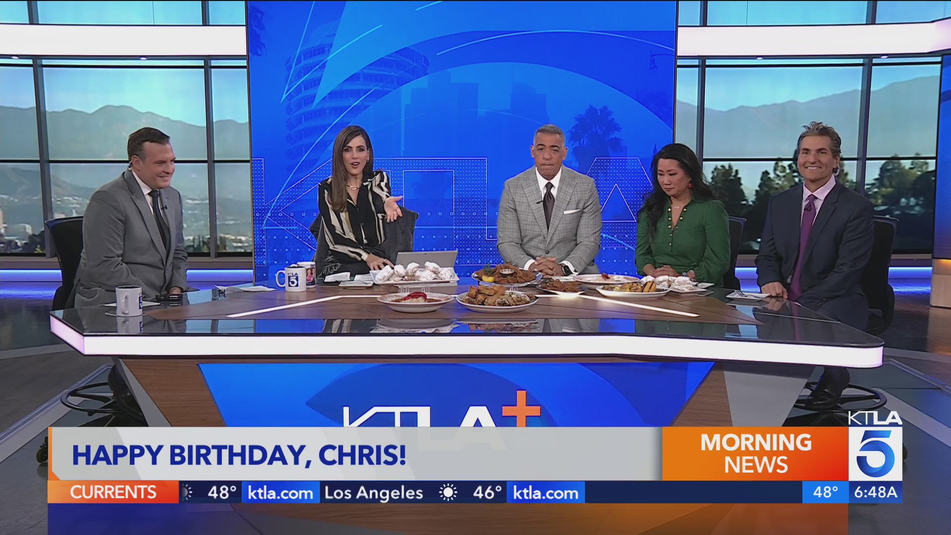 Celebrating KTLA’s Chris Schauble’s birthday with Mardi Gras Tuesday – KTLA