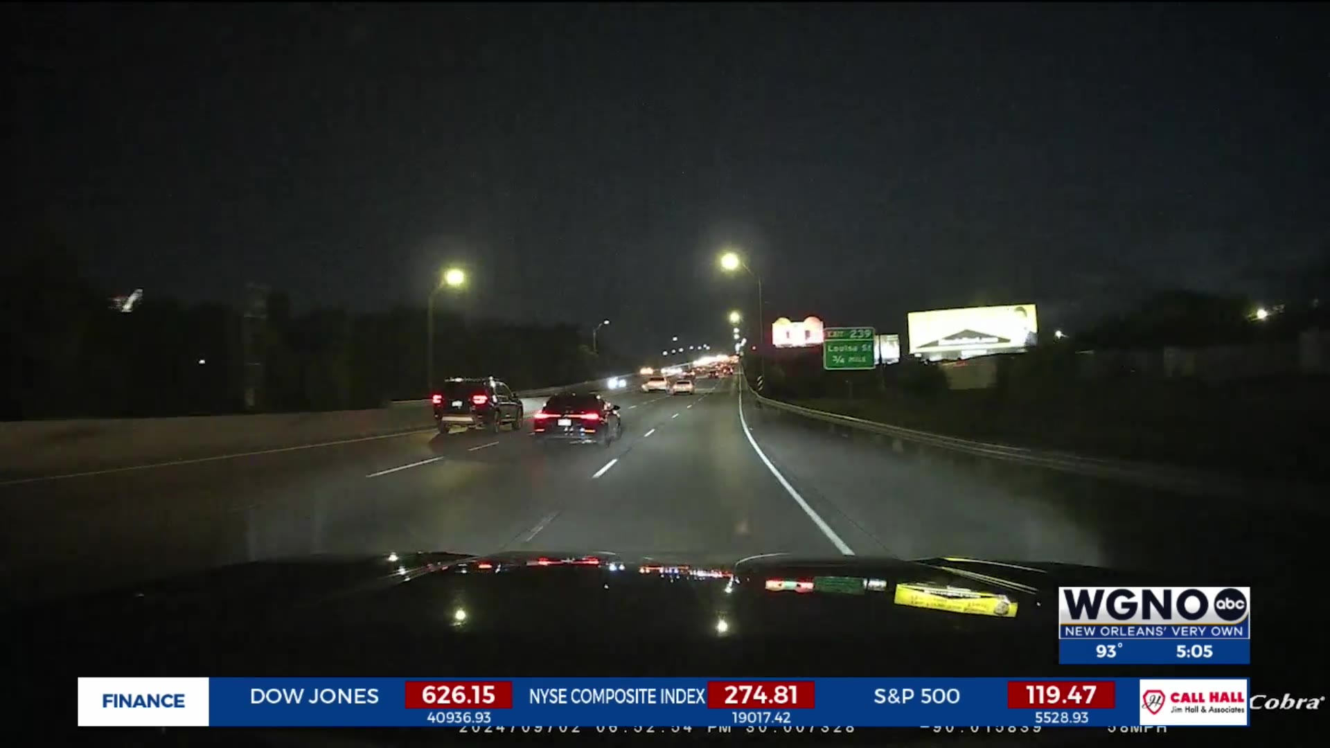 Interstate Lighting Progress In New Orleans – WGNO