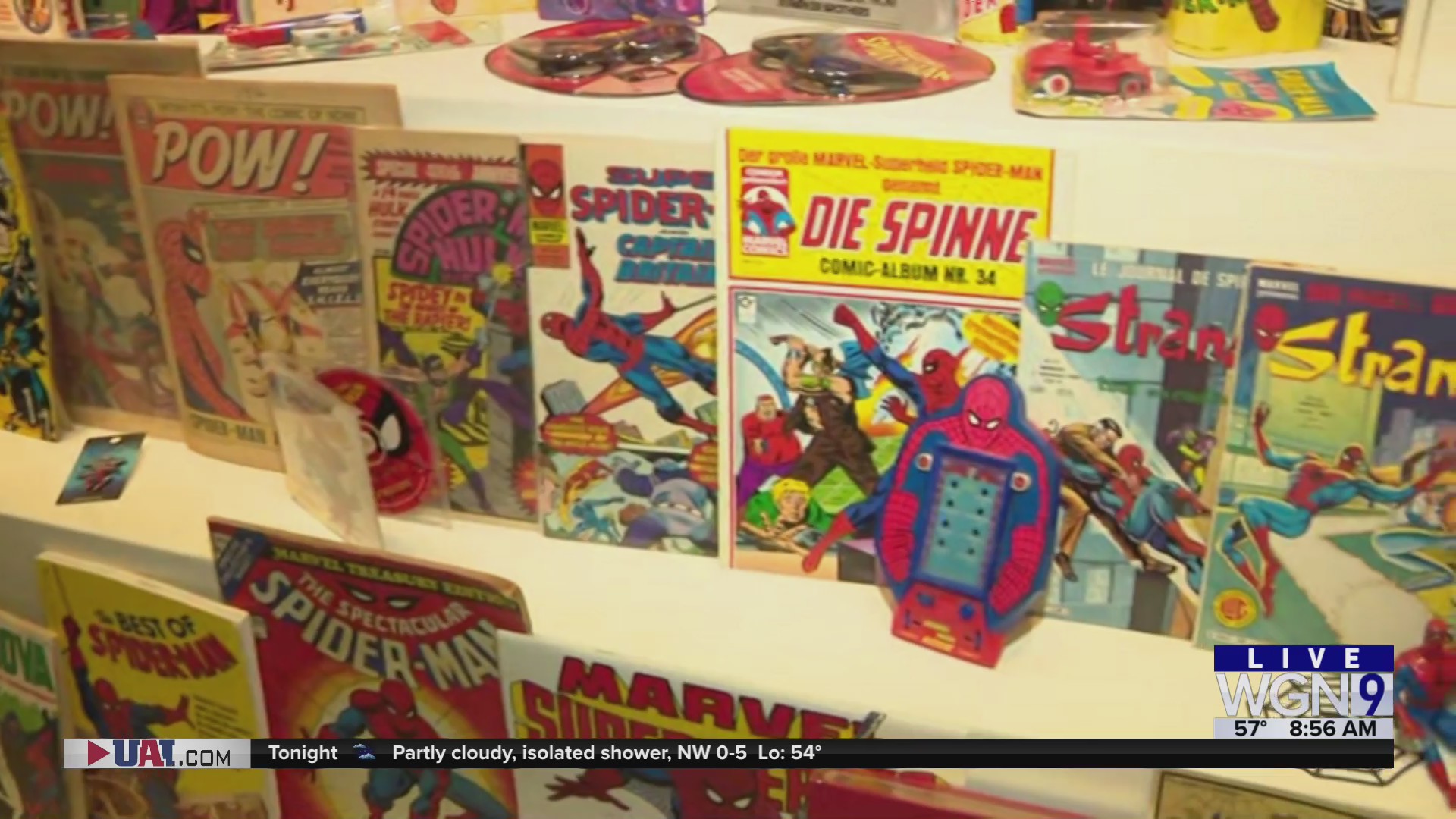 Around Town – Marvel’s Spider-Man: Beyond Amazing – The Exhibition – WGN-TV