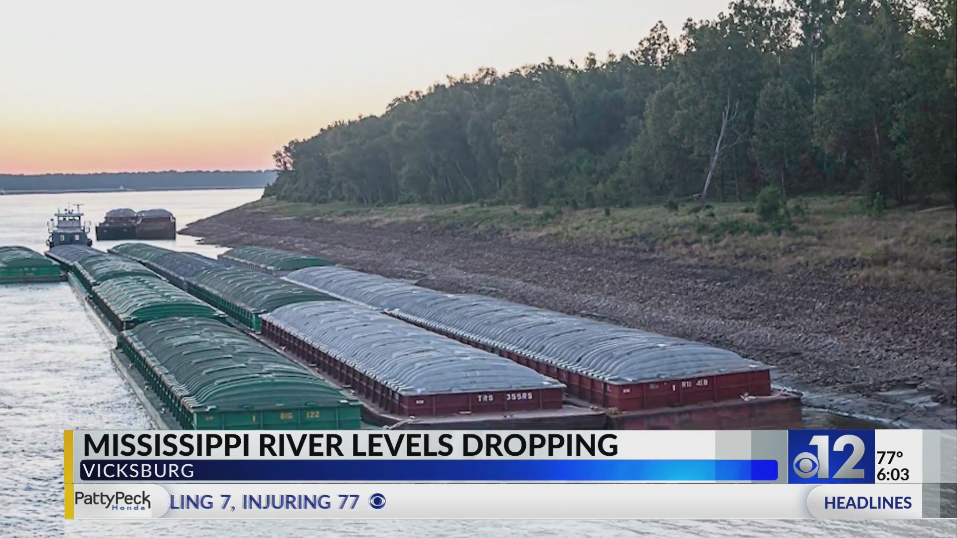 Mississippi River level expected to drop – WJTV