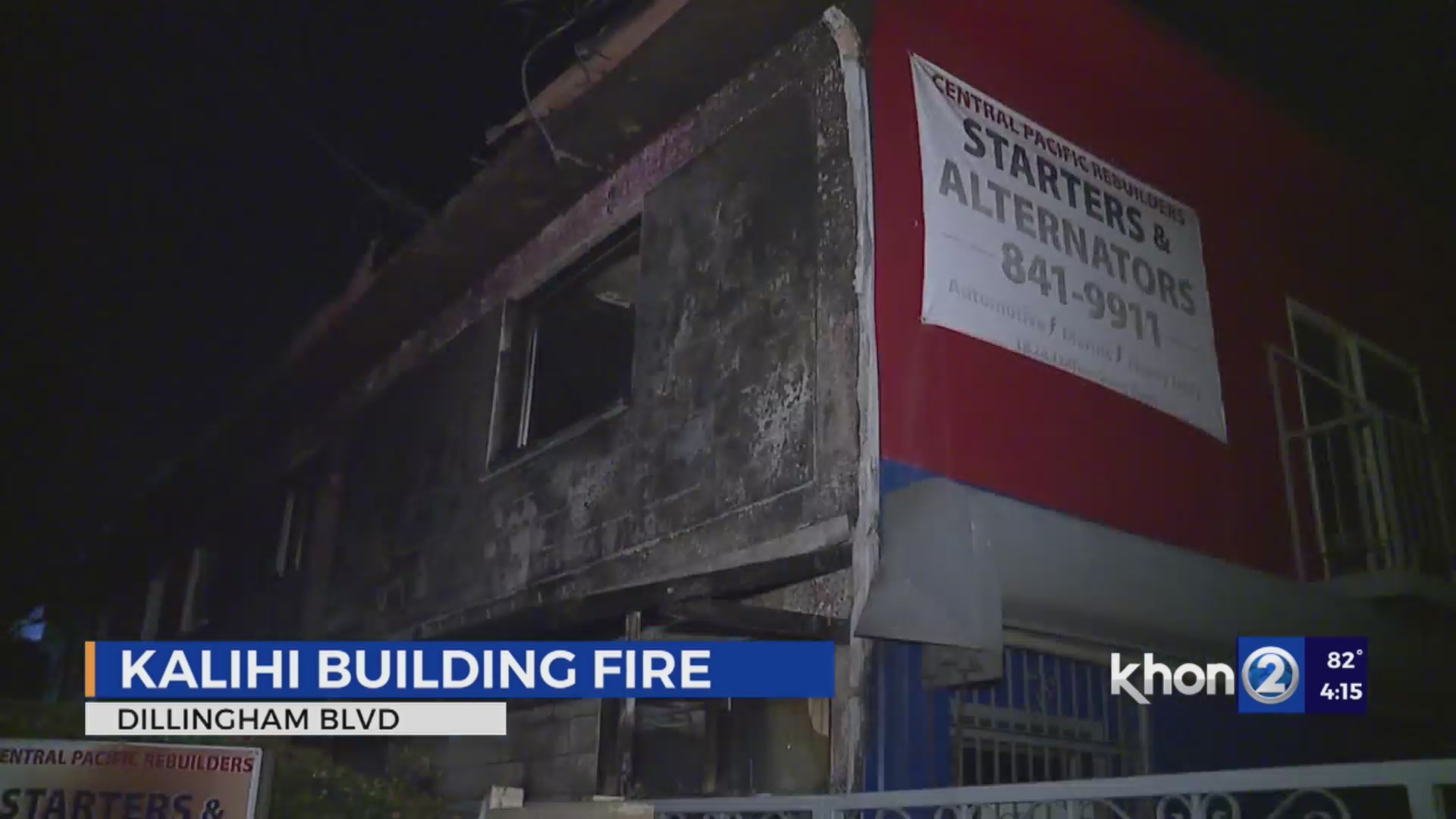 Cause of Kalihi building fire under investigation – KHON2