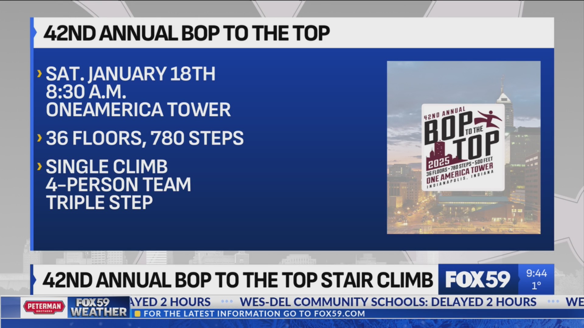 42nd Annual Bop to the Top – Fox 59