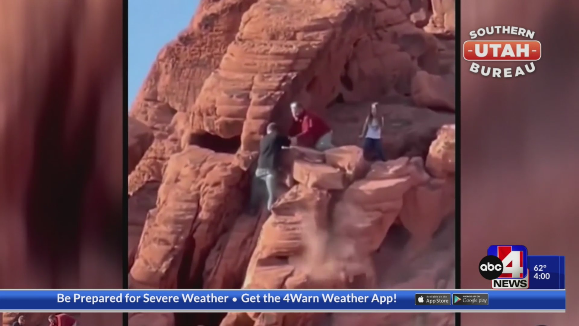 U.S. park rangers search for men who allegedly vandalized Lake Mead ...