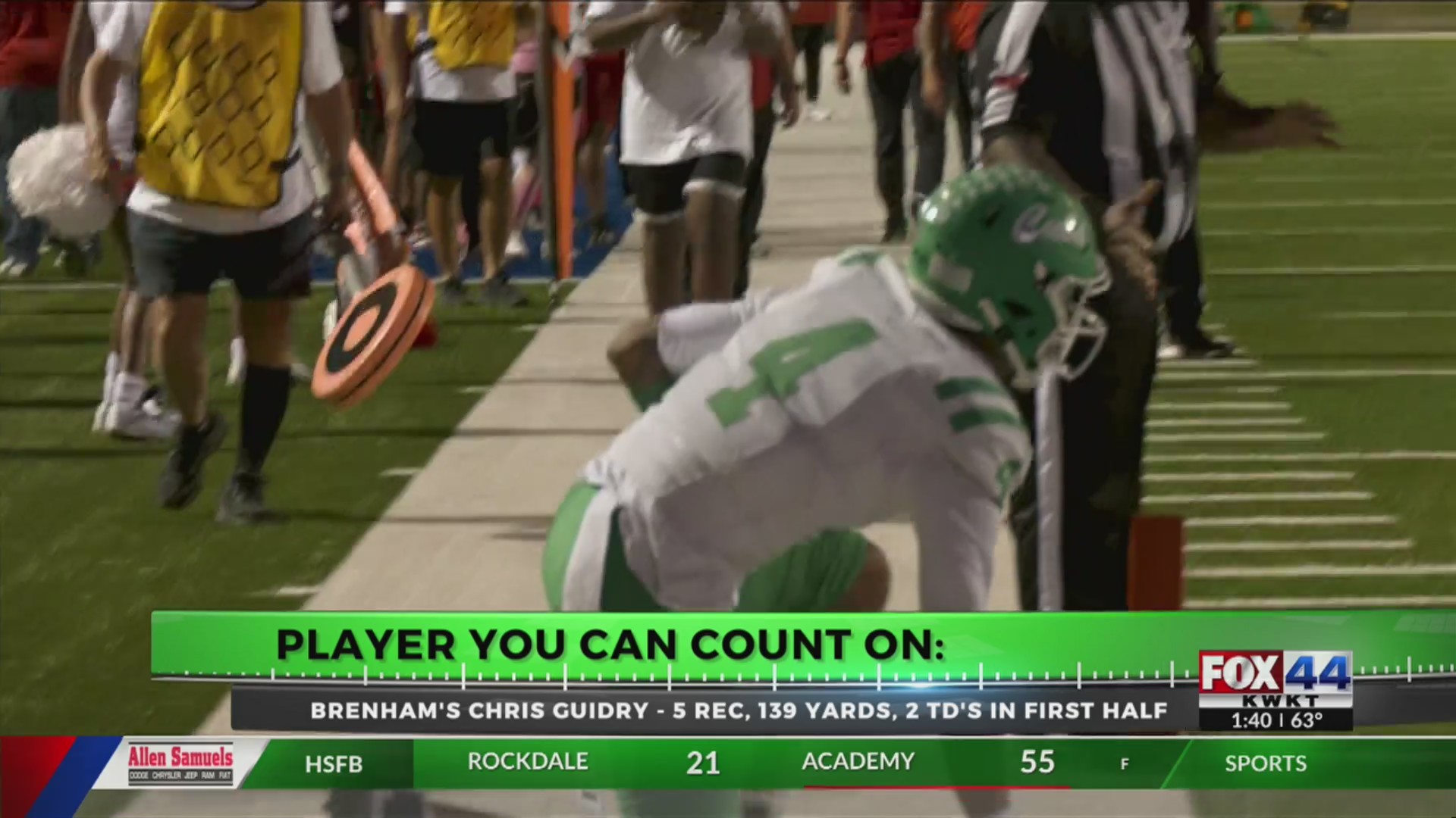 Player You Can Count On: Brenham’s Chris Guidry – KWKT – FOX 44