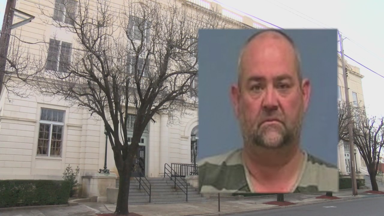 Attorney for Hot Spring County Sheriff Scott Finkbeiner speaks after ...
