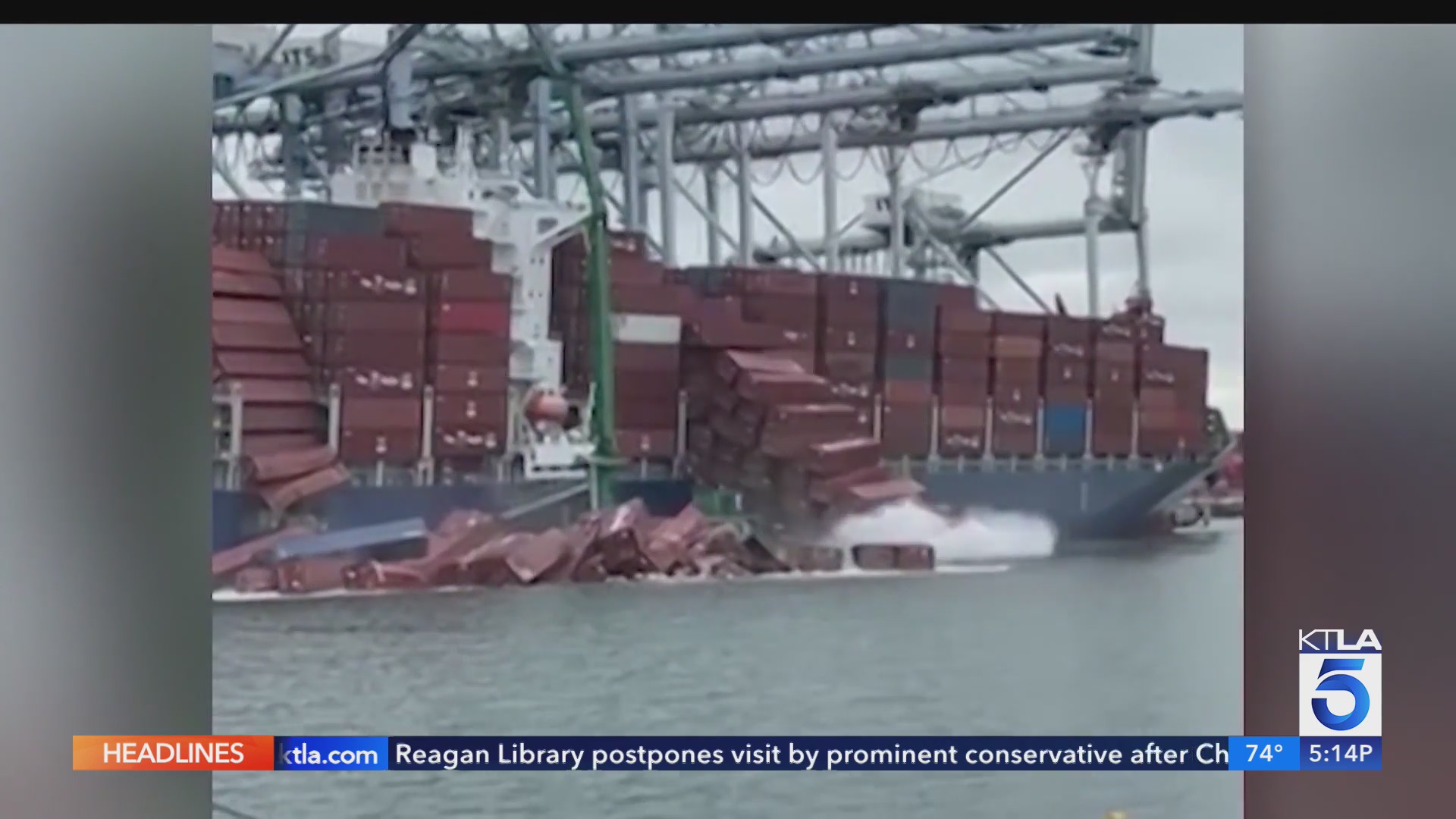 Cleanup continues after dozens of cargo containers spill into Port of ...
