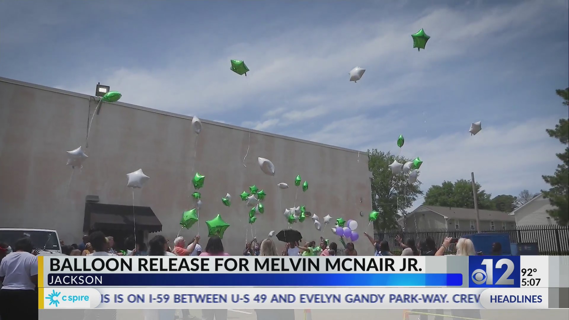 Balloon release held for Melvin McNair, Jr. – WJTV