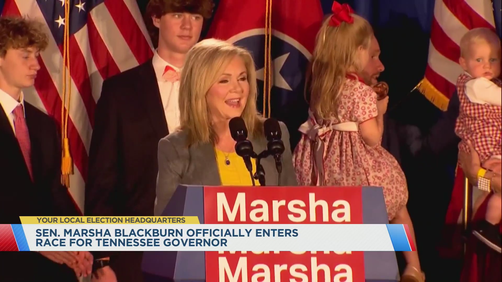 Sen. Marsha Blackburn officially enters race for Tennessee governor ...