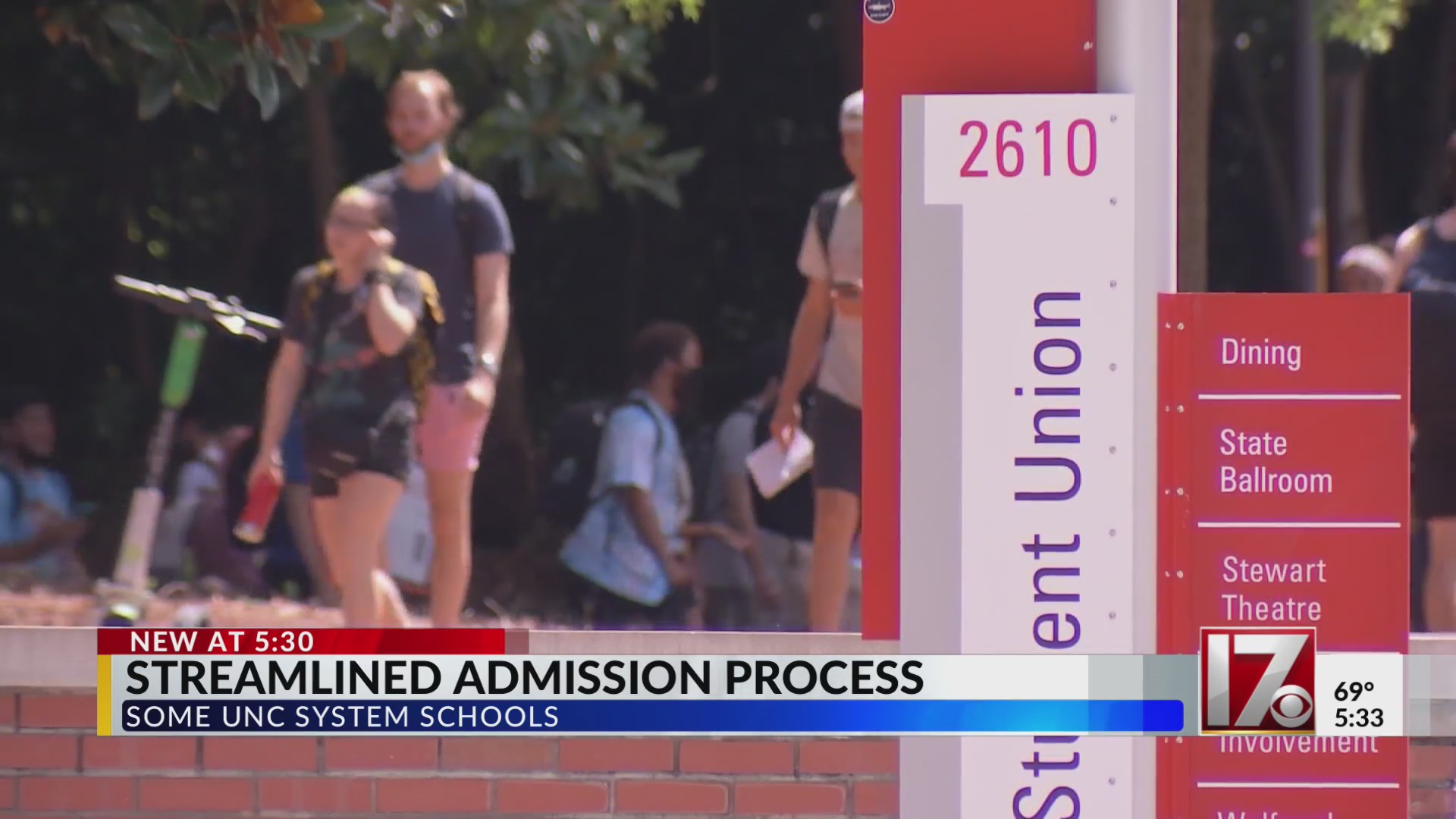 Some UNC system schools streamlining application process – CBS17.com