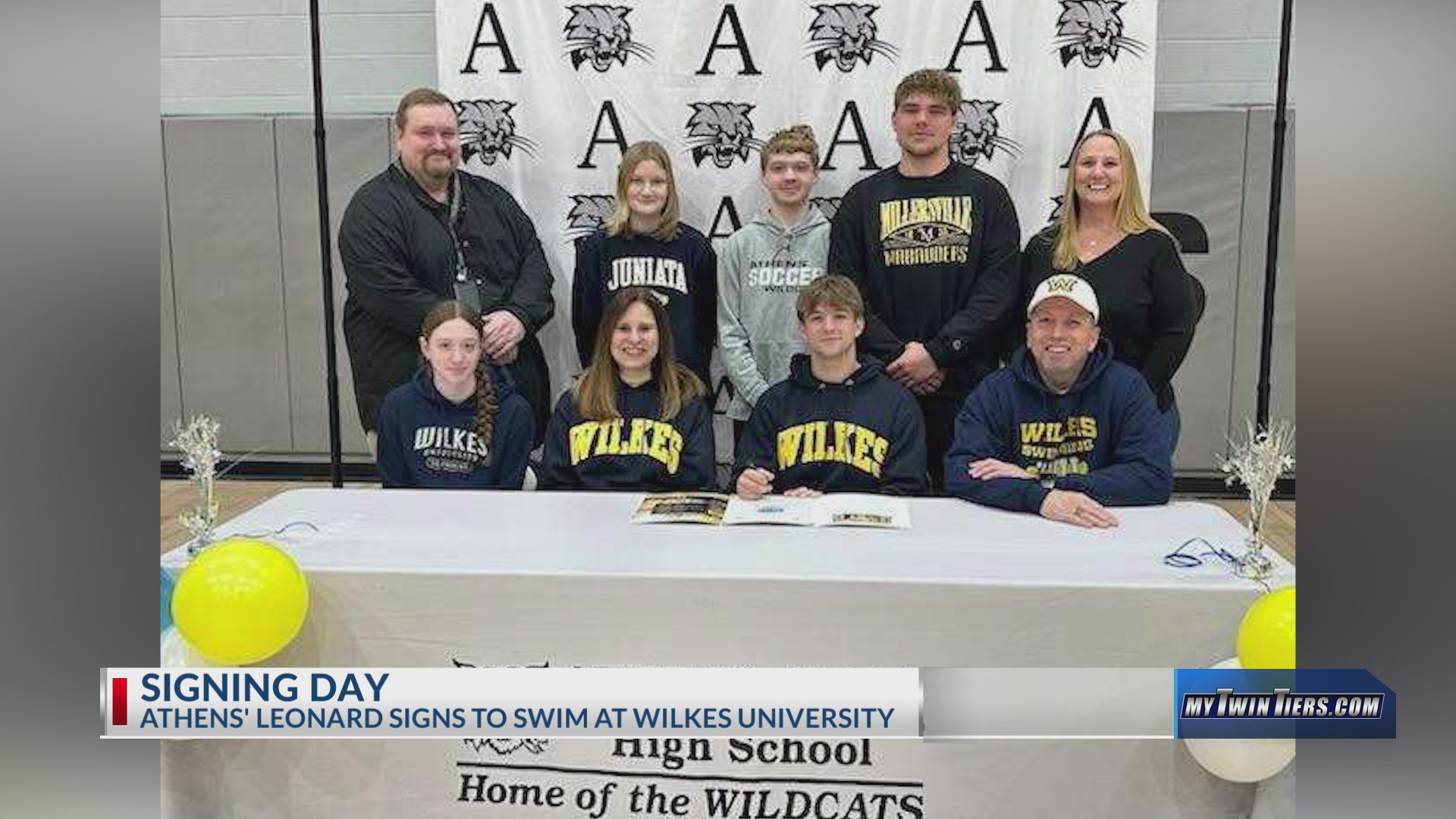 Athens’ Josh Leonard signs to swim at Wilkes University – WETM ...