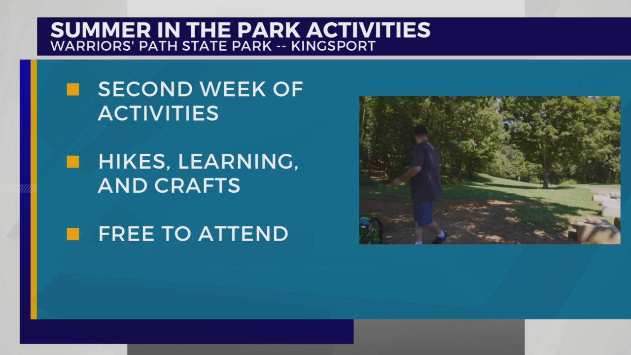Summer in the Park at Warriors’ Path State Park enters second week – WJHL | Tri-Cities News ...