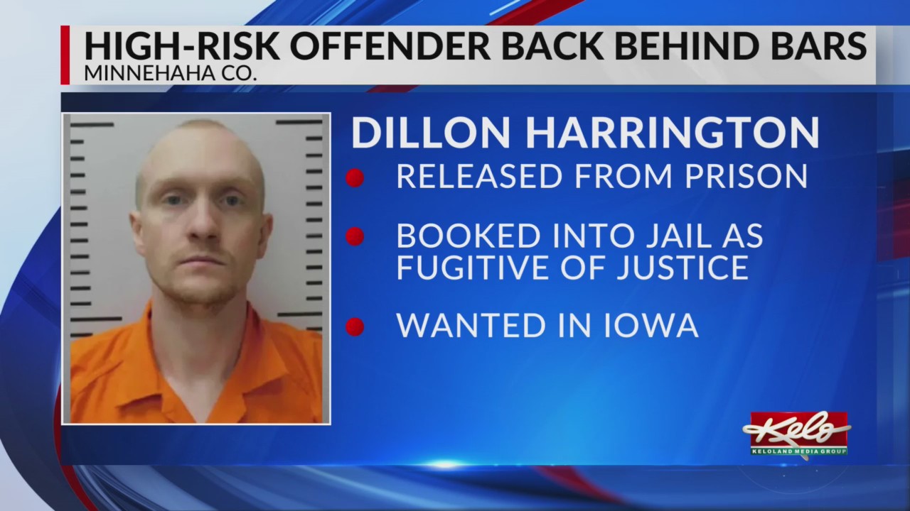 ‘High-risk’ DOC offender back in jail after release – KELOLAND.com