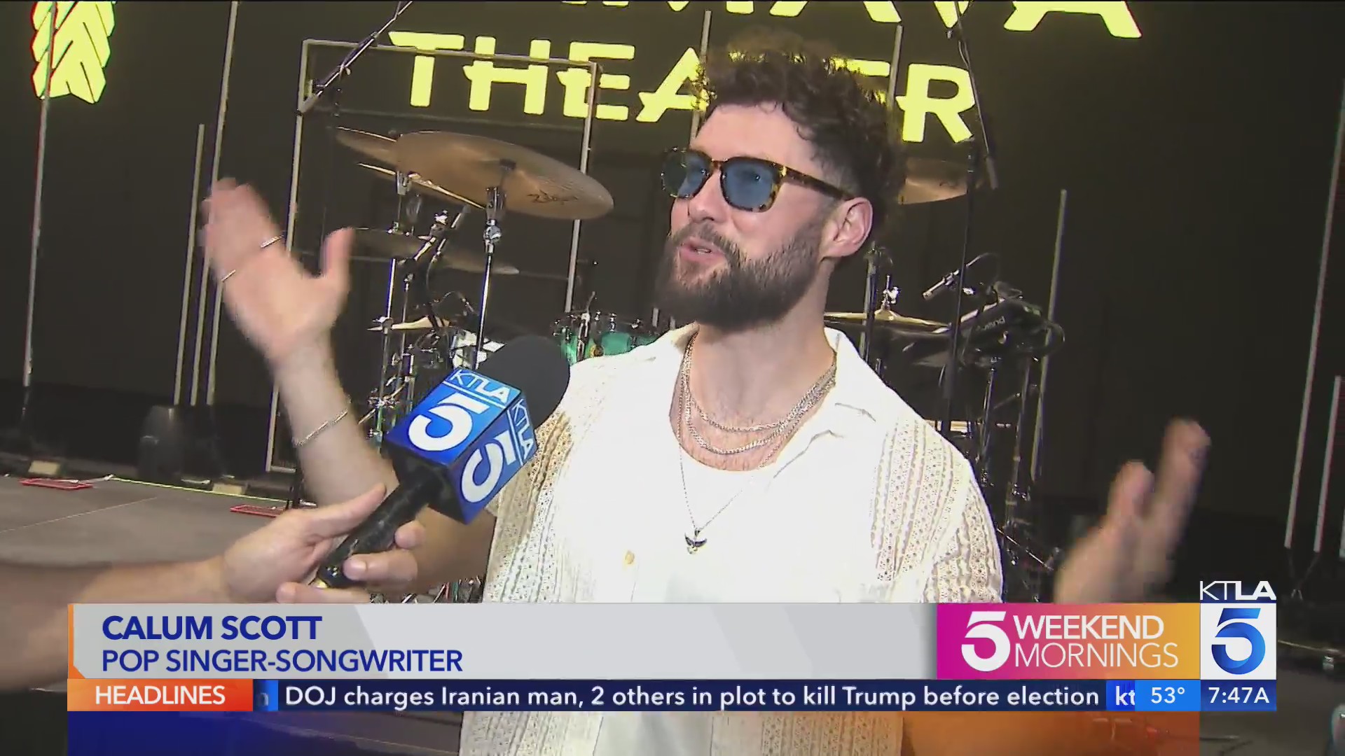 Pop Star Calum Scott Rocks Yaamava’ Stage – KTLA