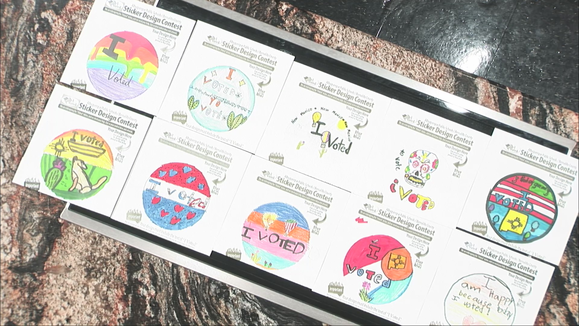 ‘I Voted’ stickers will get a new look through Bernalillo County’s ...