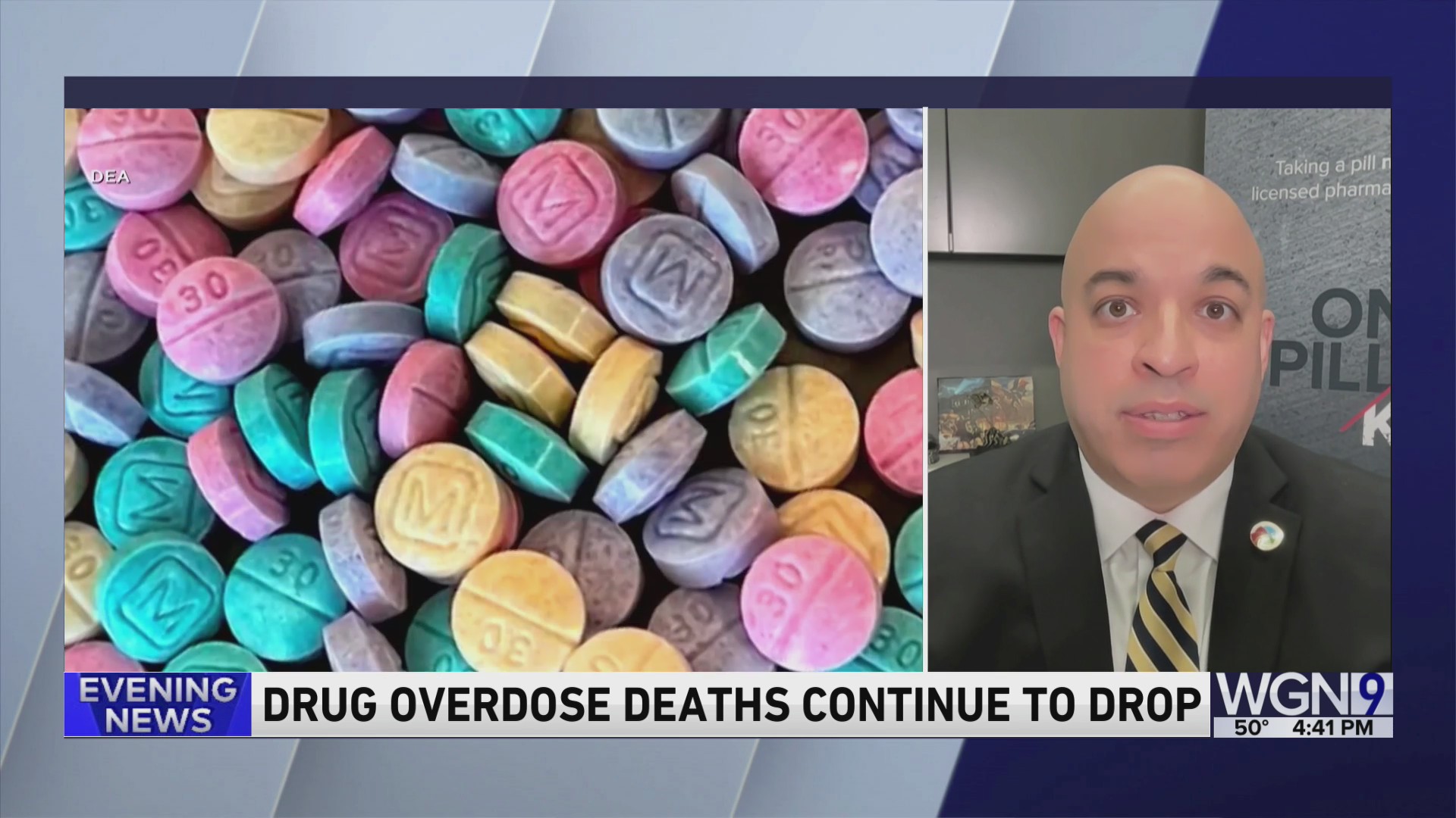 DEA REPORT: Overdose deaths in the U.S. continue to drop – WGN-TV