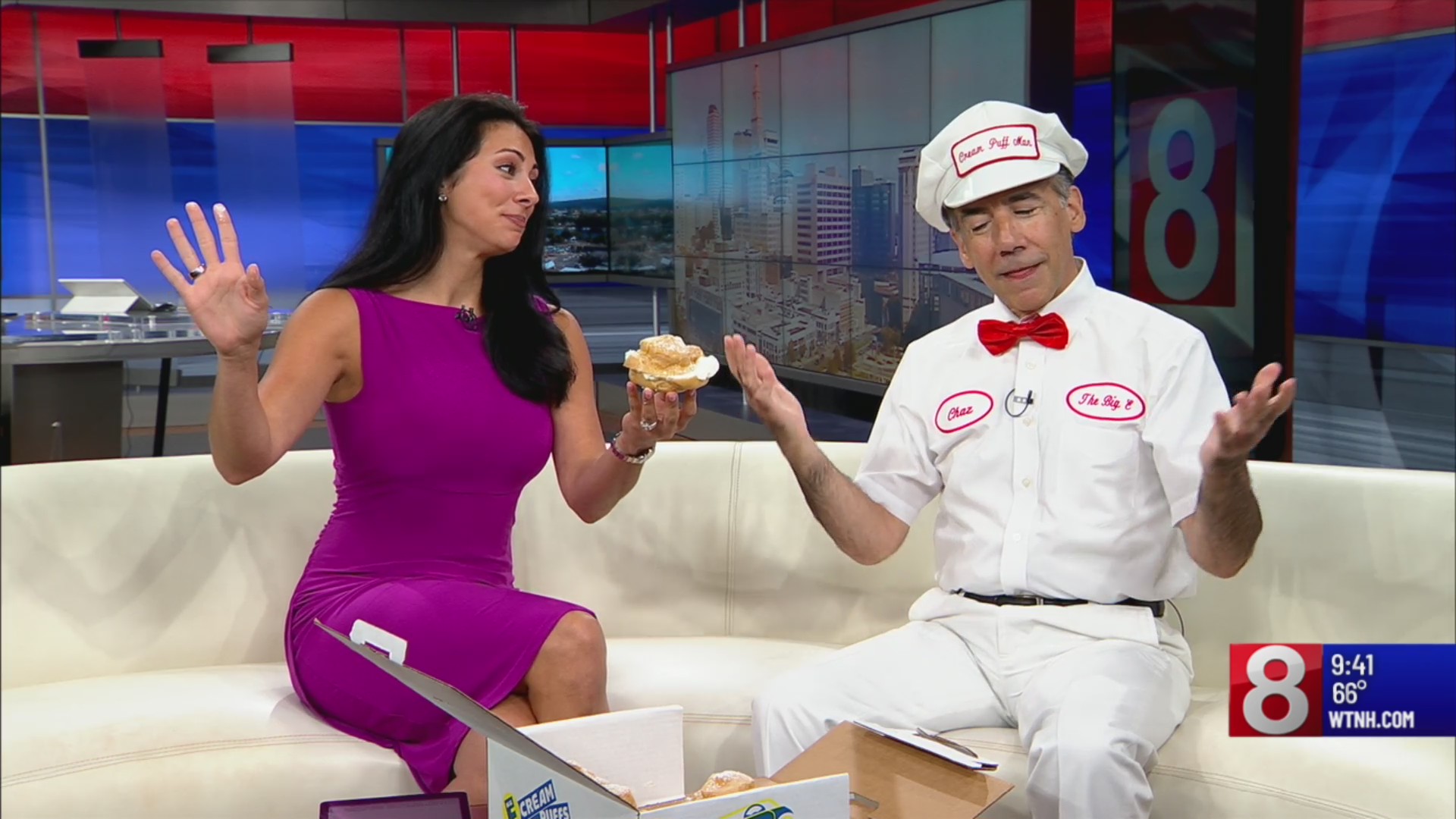 Cream Puff Man visits News 8 ahead of the Big E – WTNH.com