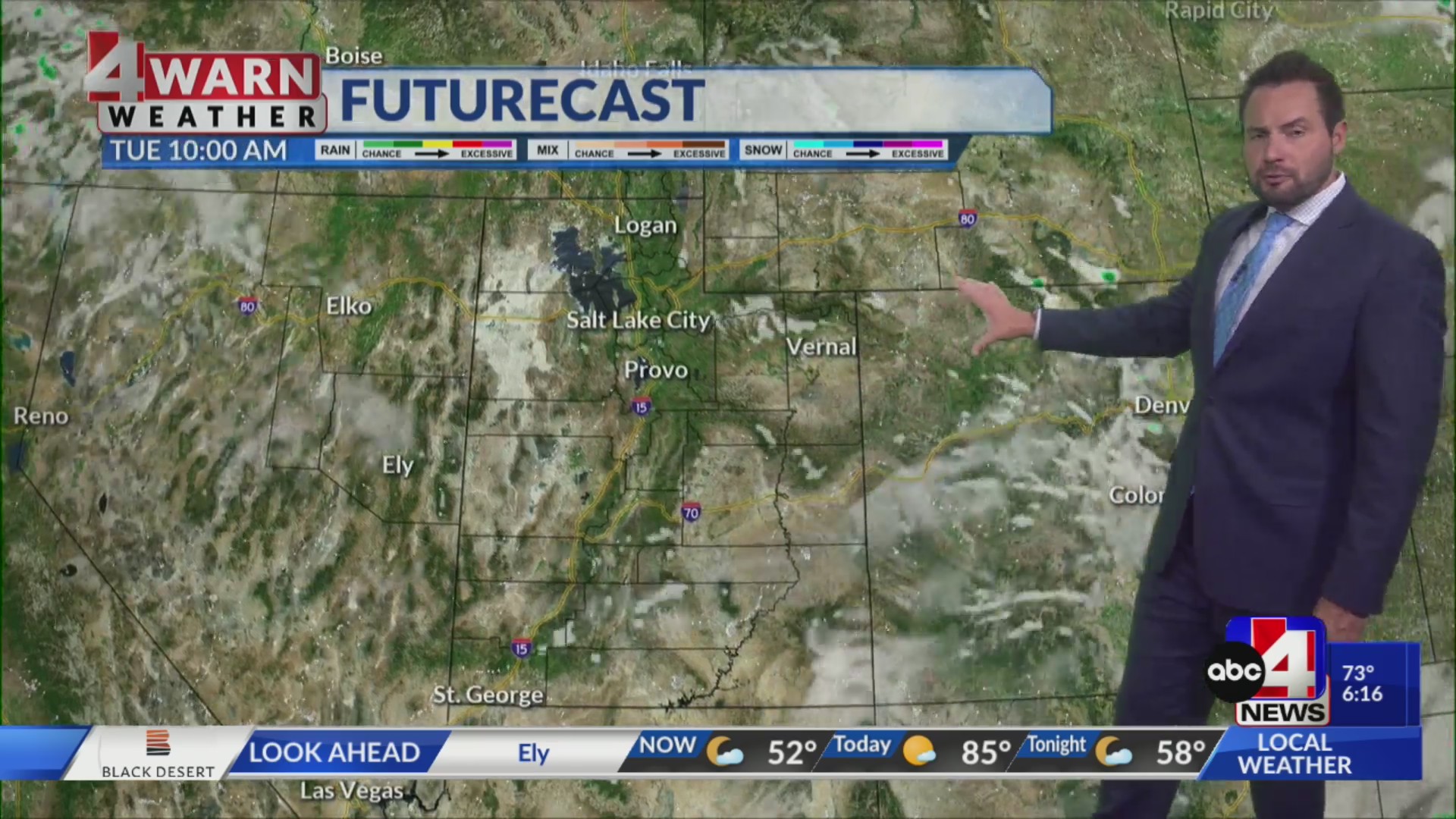 Above-average temps return with thunderstorms popping up in Utah this ...