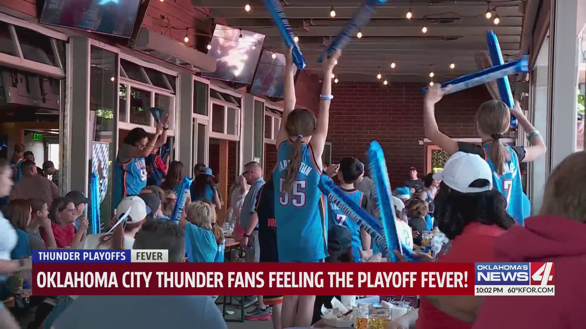 Oklahoma City Thunder fans feeling the playoff fever! – KFOR.com ...